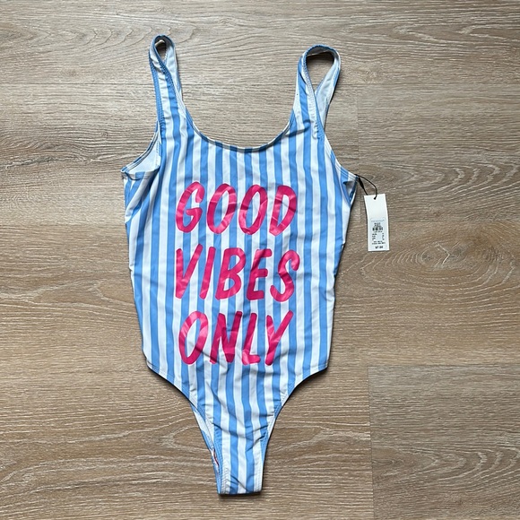 Primark | Swim | One Piece Cheeky High Cut Swimsuit Womens Size 8 ...